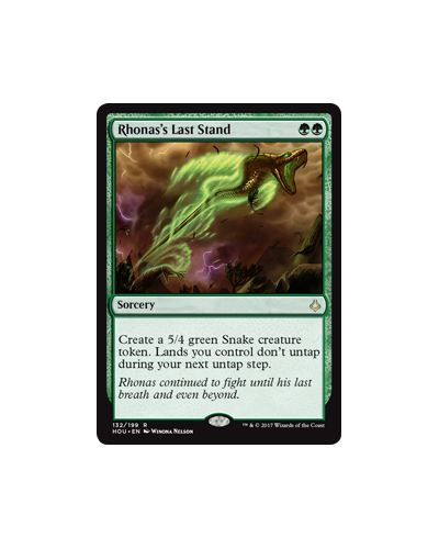 Rhona´s Last Stand | NM | EN | Hour of Devastation | Magic the ...