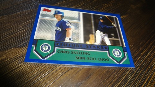 2003 TOPPS #323 FUTURE STARS SHIN-SOO CHOO/CHRIS SNELLING BASEBALL CARD ...