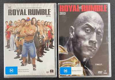2 x WWE Wrestling DVD - Royal Rumble 2010 & 2013 NTSC R4 NEW & SEALED ...