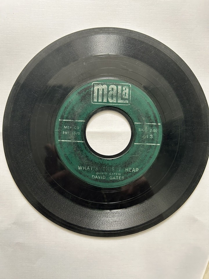 David Gates - You'll Be My Baby b/w What's This I Hear - Mala Records ...
