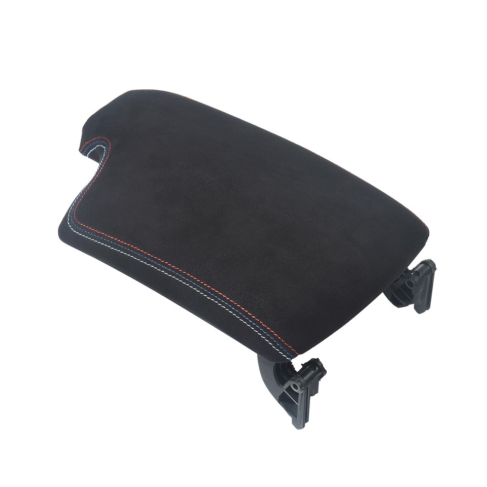 M3 Stitch Alcantara Center Console Armrest Cover For BMW e90 e92 e93 ...