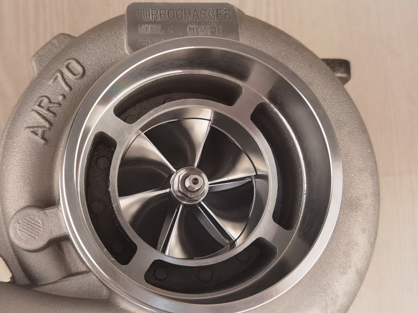 billet Turbo charger GT45R GT35 T66 A/R 1.00 T4 flange turbine .70 unti ...