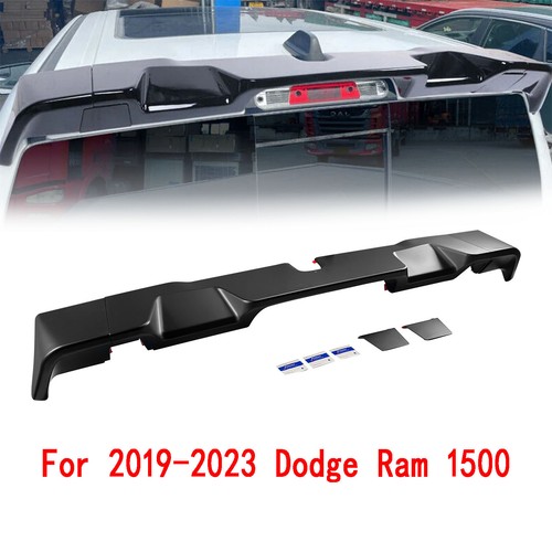 Trunk Roof Spoiler Lip Wing Matte Black For 2019-2023 Dodge Ram 1500 ...