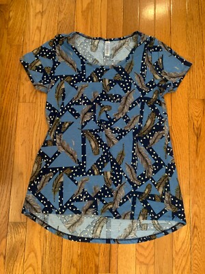 WOMEN'S ~ LULA ROE ~ NAVY SHIRT SIZE XS EUC! | eBay