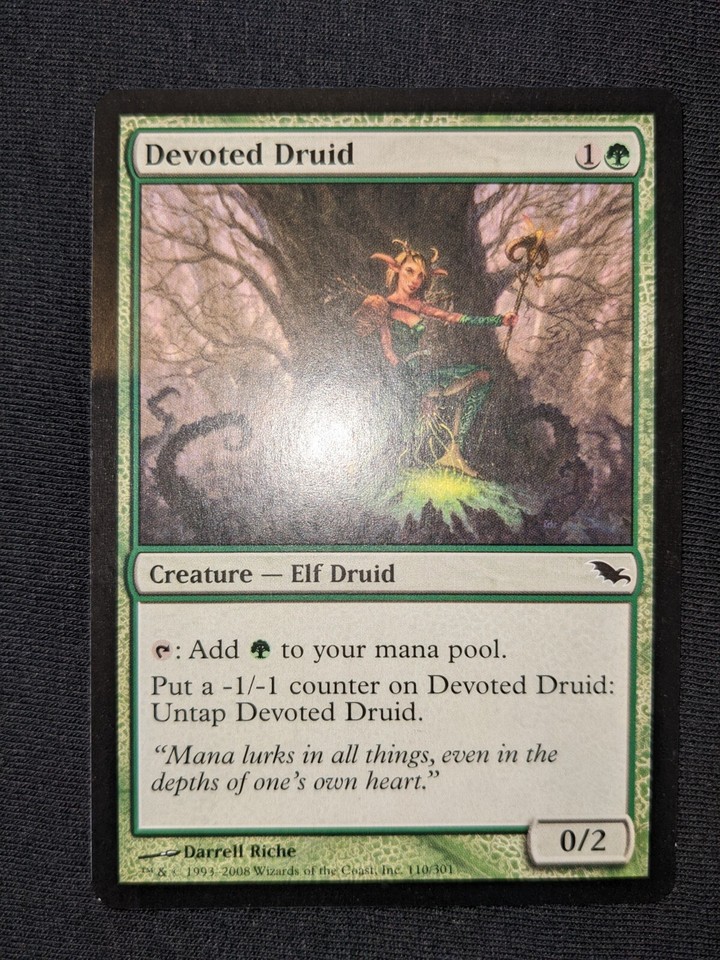 2X Devoted Druid - Shadowmoor MTG - NM Unplayed, Pack Fresh | eBay