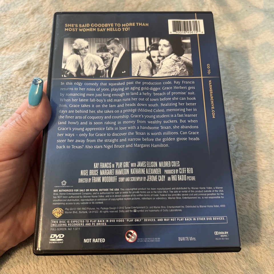 Play Girl Playgirl DVD - Kay Francis, Mildred Coles, Margaret Hamilton ...