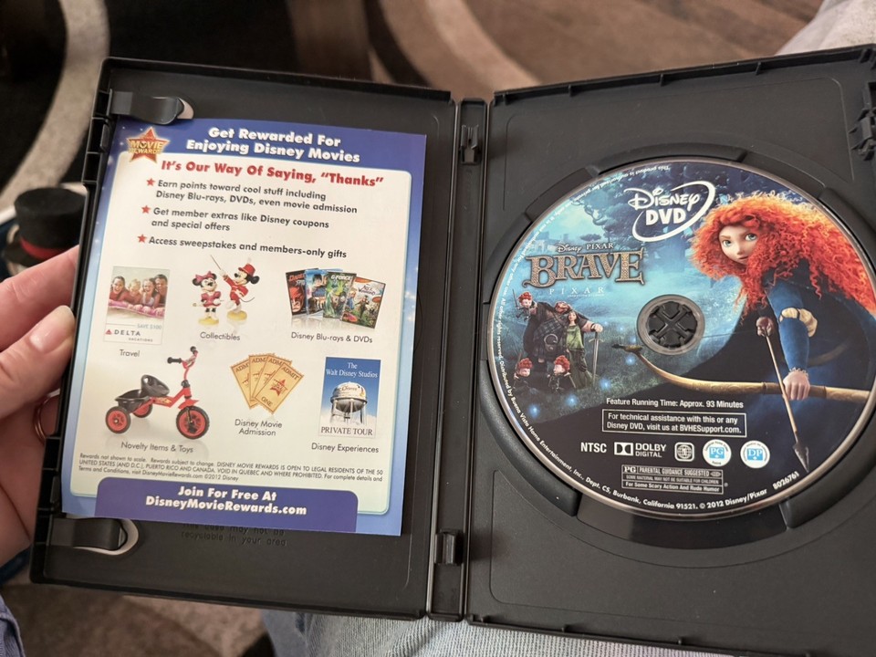 Like New 2012 Disney Pixar Brave DVD Widescreen | eBay