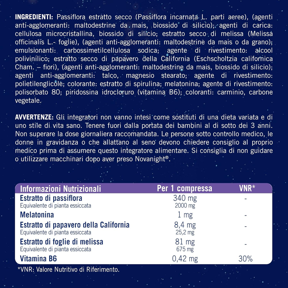 Tripla Azione Melatonina per Dormire, Integratori per Dormire, Disturbi ...