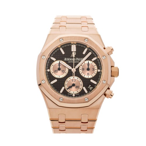 Audemar Piguet Royal Oak Auto Rose Gold 41mm Watch 26239OR.OO.1220OR.02 ...