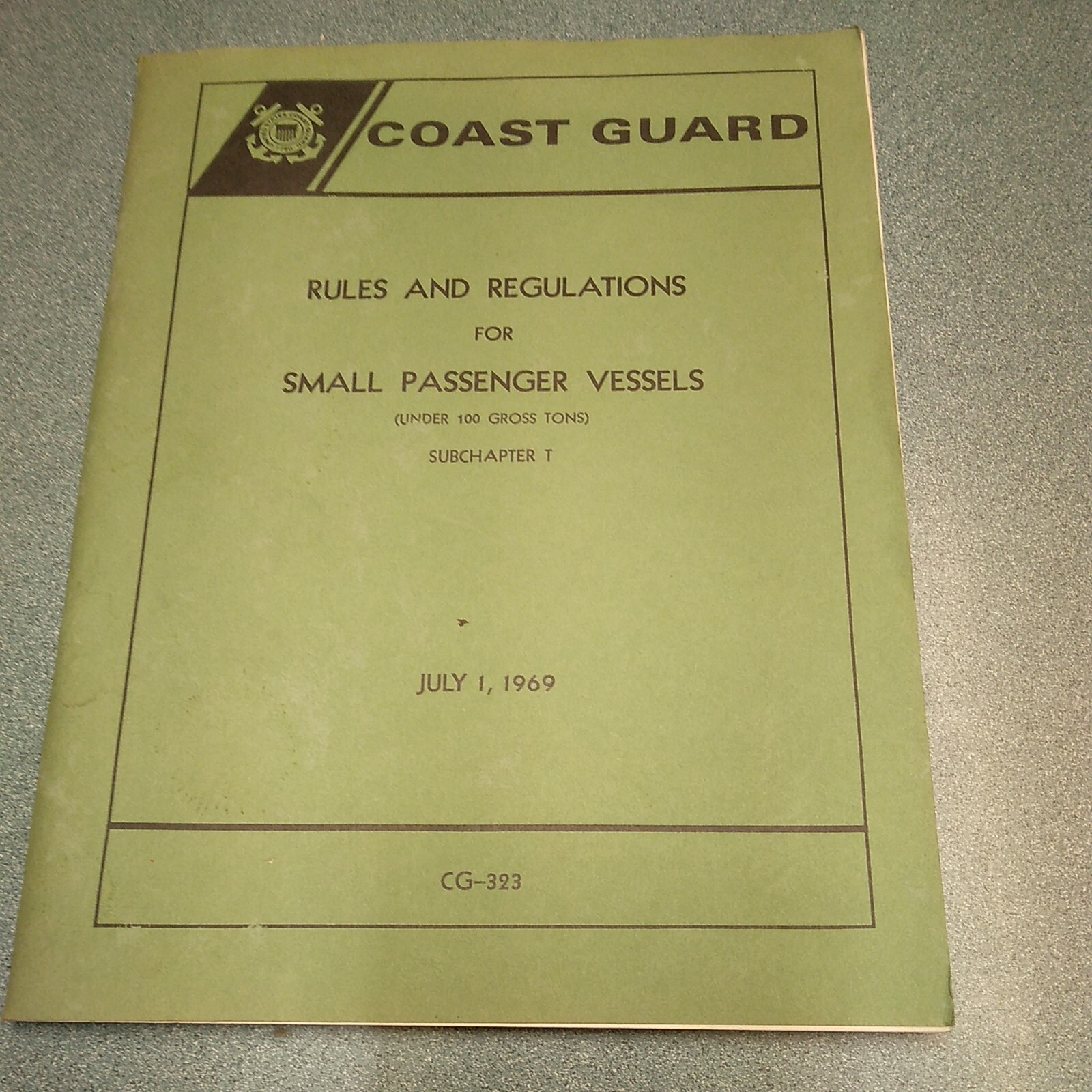 Coast Guard Rules and Regulations 1969 | eBay