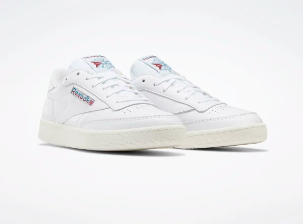 Reebok Club C 85 Vintage White Leather Union Jack | eBay