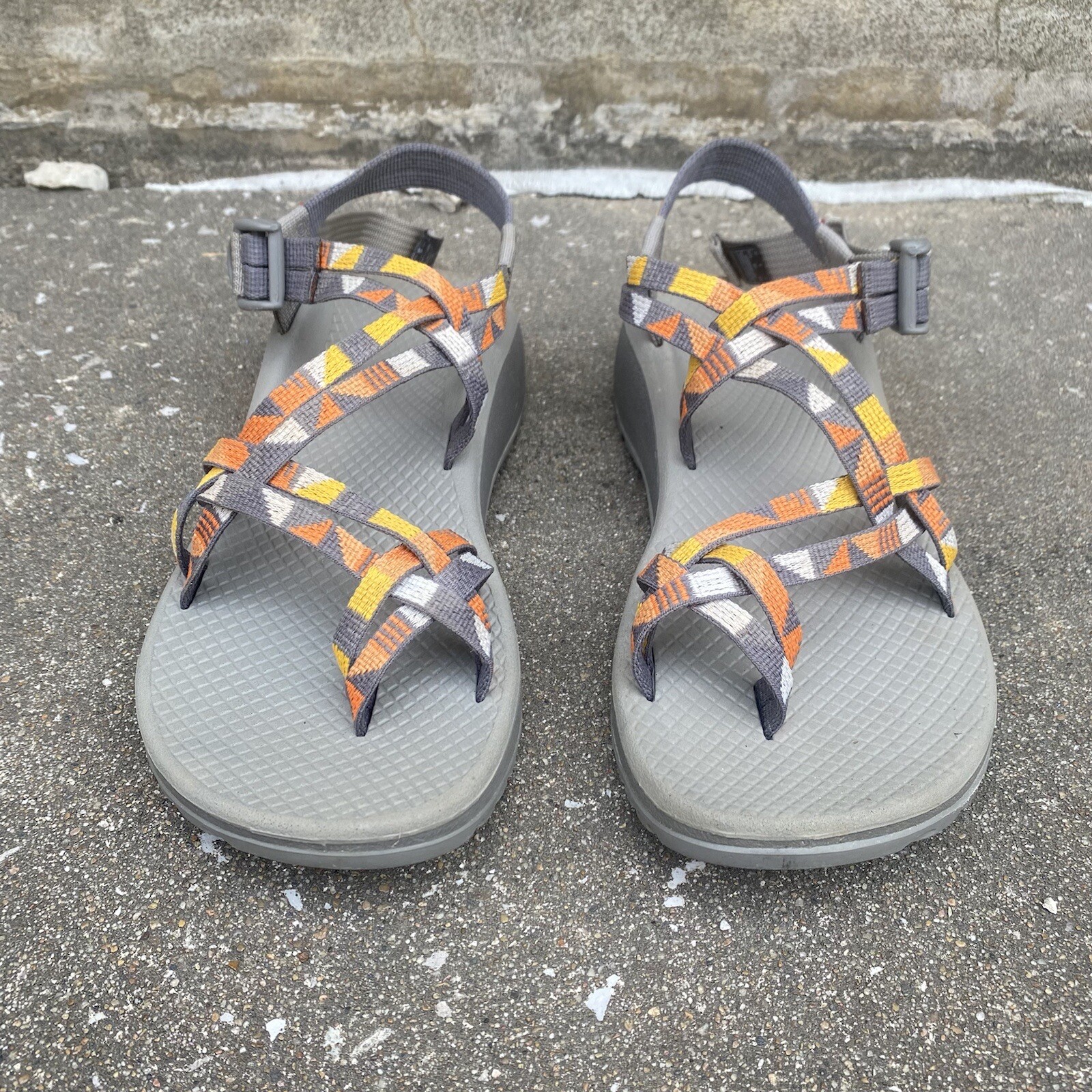 Chaco Z/Cloud X2 Sandal Orange Puzzle Poppy Candy Cor… - Gem