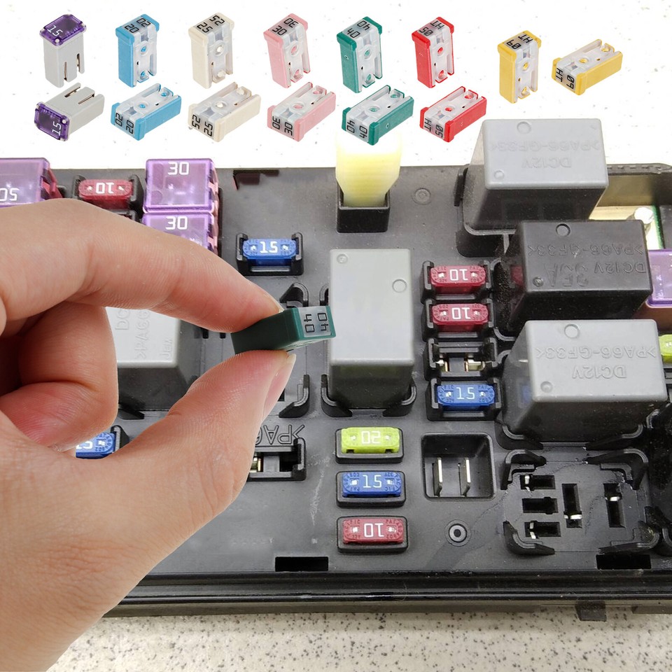 14Pcs Car Fuses Assortment Kit 15-60A Mcase Fuse Easy Install ...