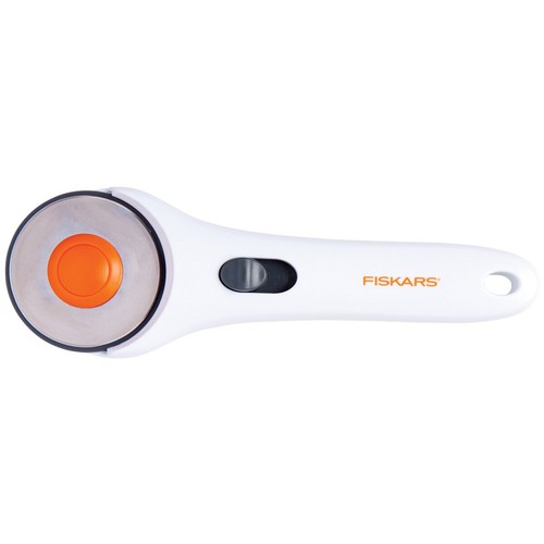 Fiskars ROTARY CUTTER STICK HANDLE 60mm HEAVY DUTY Stainless-Steel ...