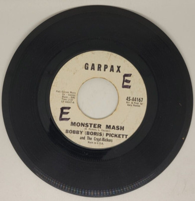 Bobby Pickett Monster Mash / Monsters’ Mash Party 7" 45 Single Record ...