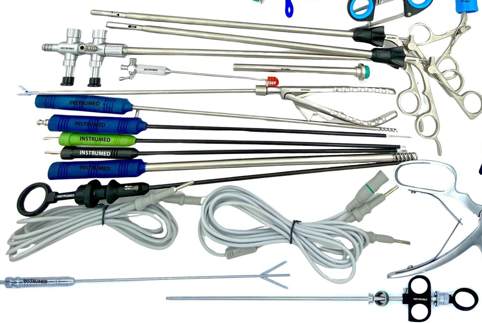 Laparoscopic Surgery Set Laparoscopy Endoscopy Surgical SS Instruments ...