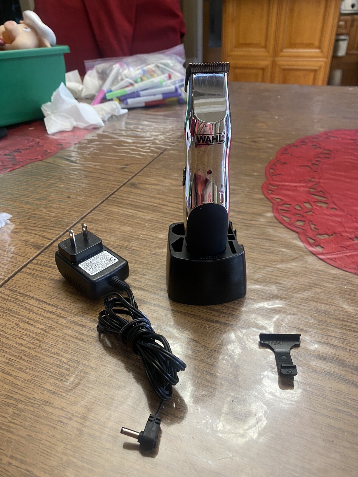 Wahl 9916D Groomsman Men's Stainless Steel Rechargeable Cordless Beard ...