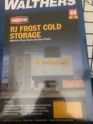 HO SCALE WALTHERS / CORNERSTONE 'RJ FROST COLD STORAGE' 933-3020 | eBay
