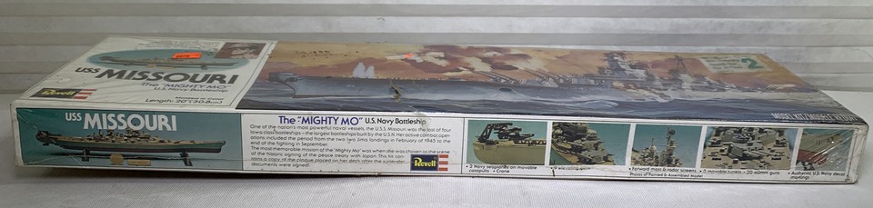 Revell USS Missouri 1/535 Scale Plastic Model Kit #85-0301 Mighty Mo | eBay