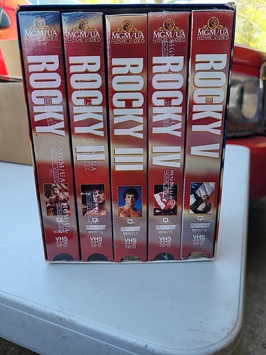 Rocky 1-5 VHS Collection /Commemorative 20th Anniversary Gift Set NEW ...