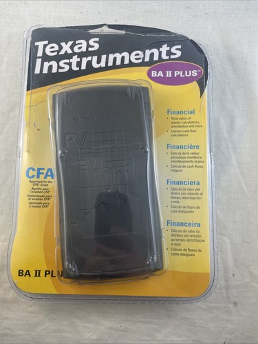 Texas Instruments BA II PLUS Financial Handheld for sale online | eBay