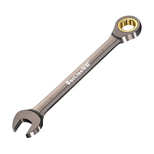 7mm Fixed Ratcheting Wrench Handle Spanner Multipurpose Combination ...