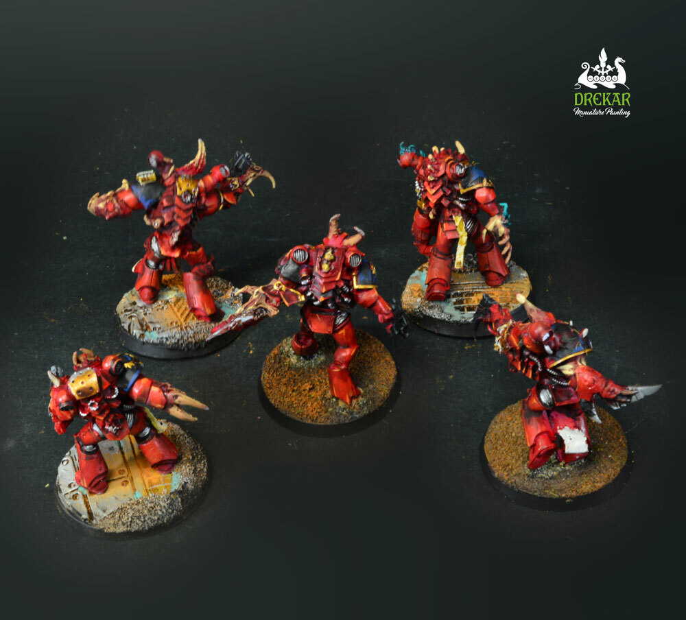 Word Bearers Legion Gal Vorbak warhammer 40K ** COMMISSION ** painting ...