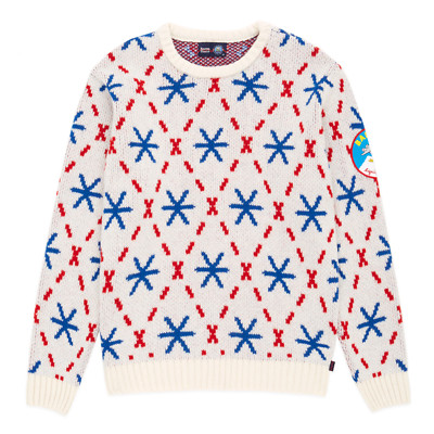 Rowing Blazers X Babar Ski Team Patch Snow Flake Sweater 100% Wool $298 ...