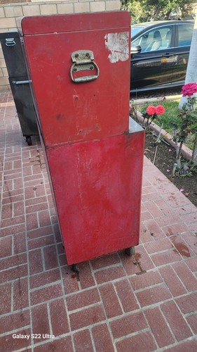 VINTAGE 2 PIECE DAYTON MECHANICS 1950s TOOL BOX | eBay