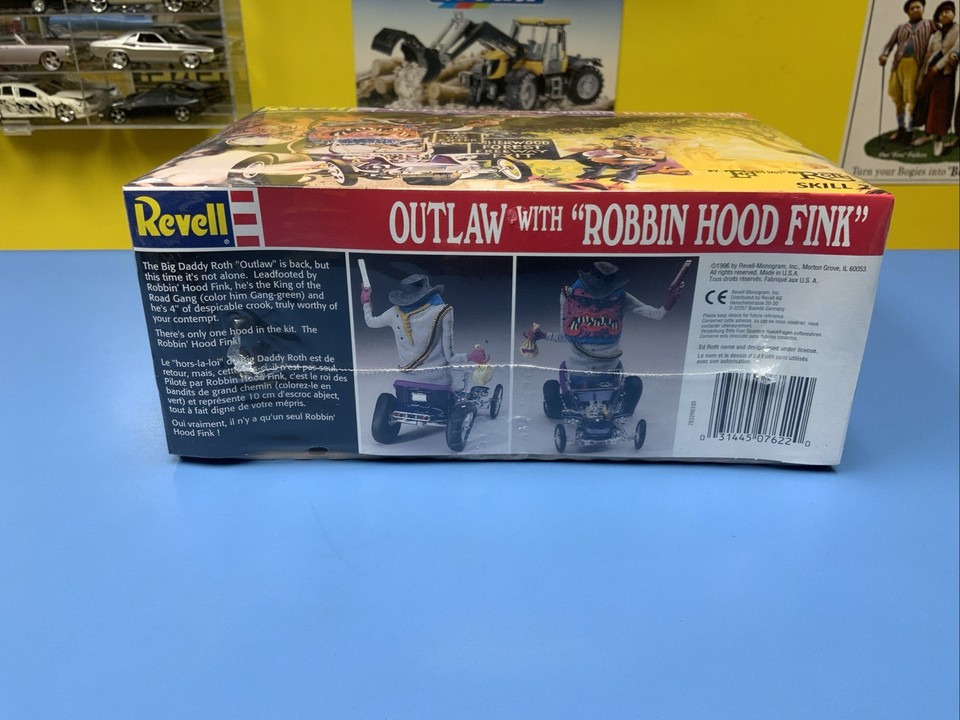 Revell Outlaw W/ Robbin Hood Fink, Ed Big Daddy Roth Model kit #7622 ...