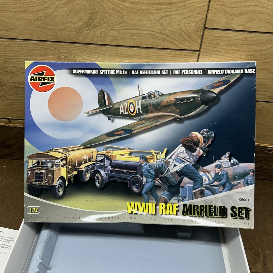 NEW Vintage Airfix: WWII Luftwaffe Airfield Model Set (06901) 1/72 Open ...