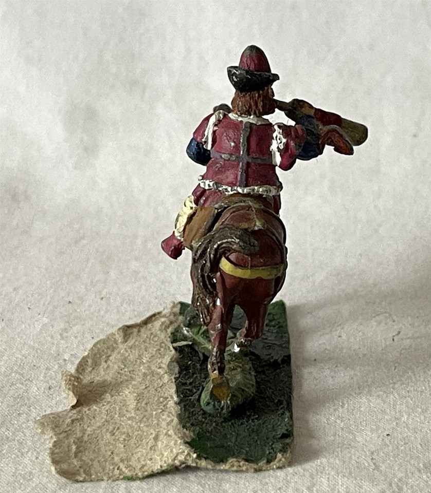 Vintage Fully Painted Lead ~35-40mm Scale Toy Soldier Horse Rider #966 ...