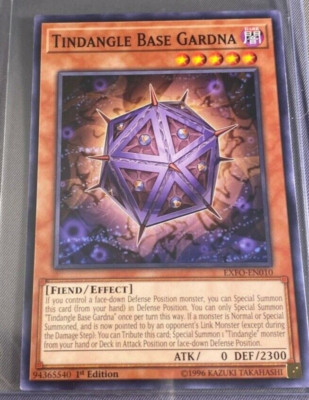 Yugioh! Tindangle Base Gardna - EXFO-EN010 - Common - 1st Edition Near ...