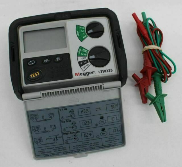 Megger LTW325 Earth Loop Tester for sale online | eBay UK