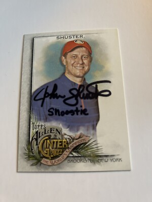 John Shuster Signed 2022 Topps Allen & Ginter Card # 208 | eBay