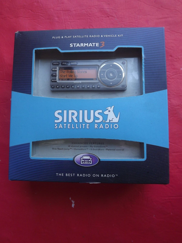 New sealed Sirius Starmate 3 ST3TK1 XM Satellite Radio Receiver w ...