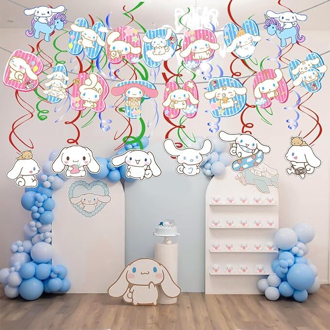 Cinnamoroll Sanrio Party Supplies Balloons Kids Birthday Tableware ...