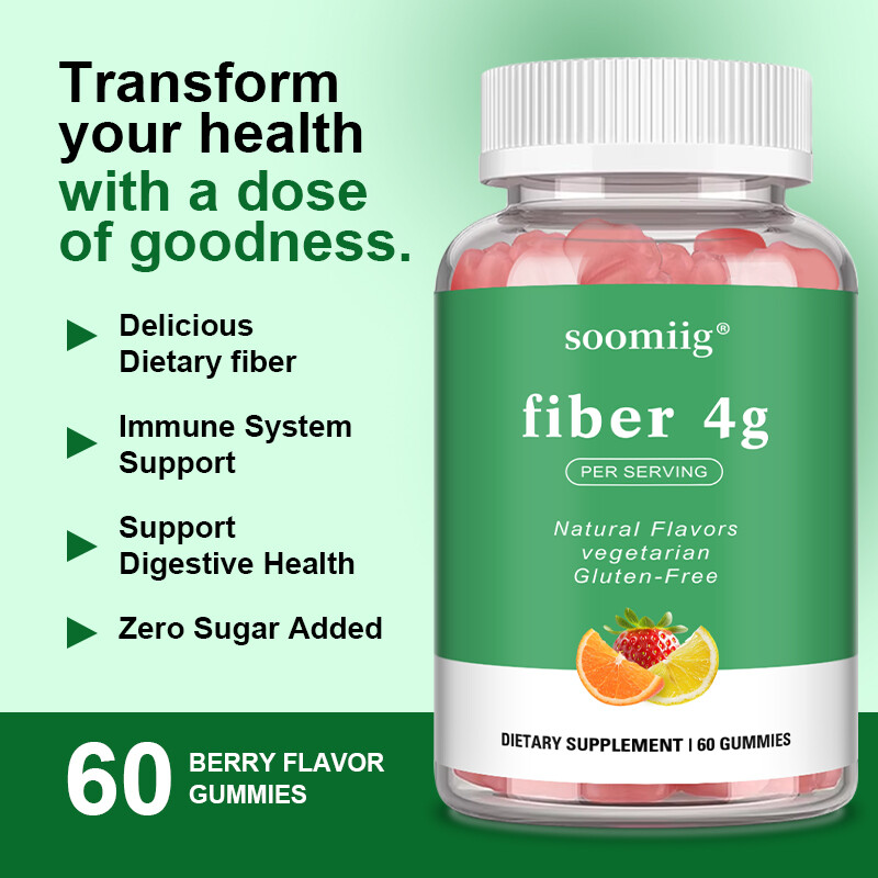 Fiber 4g gummies-promote digestion and intestinal health, enhance ...