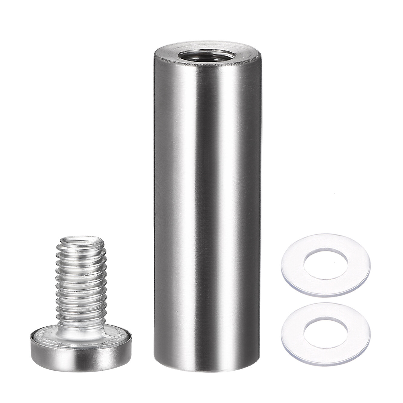 Glass Standoff Mount Stainless Steel Wall Standoff 19mm Dia 62mm Length ...