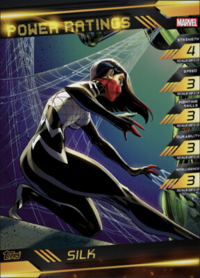 Topps Marvel Collect 2023 Power Rankings S3 - Silk - Motion SR [Digital ...