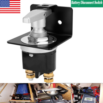12V-36V Battery Disconnect Switch with Locking Plate,500A Battery Kill ...