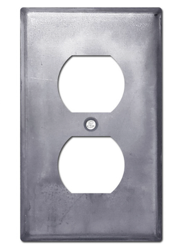 Kyle Switch Plates - Duplex Outlet Cover - Raw Steel Paintable | eBay