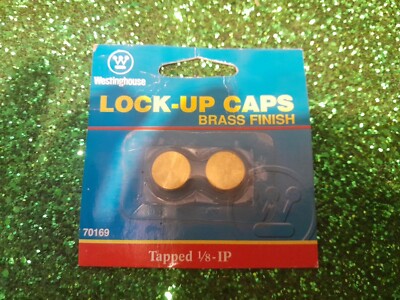 Westinghouse 70169 2PK Brass Finish Lock-Up Caps | eBay