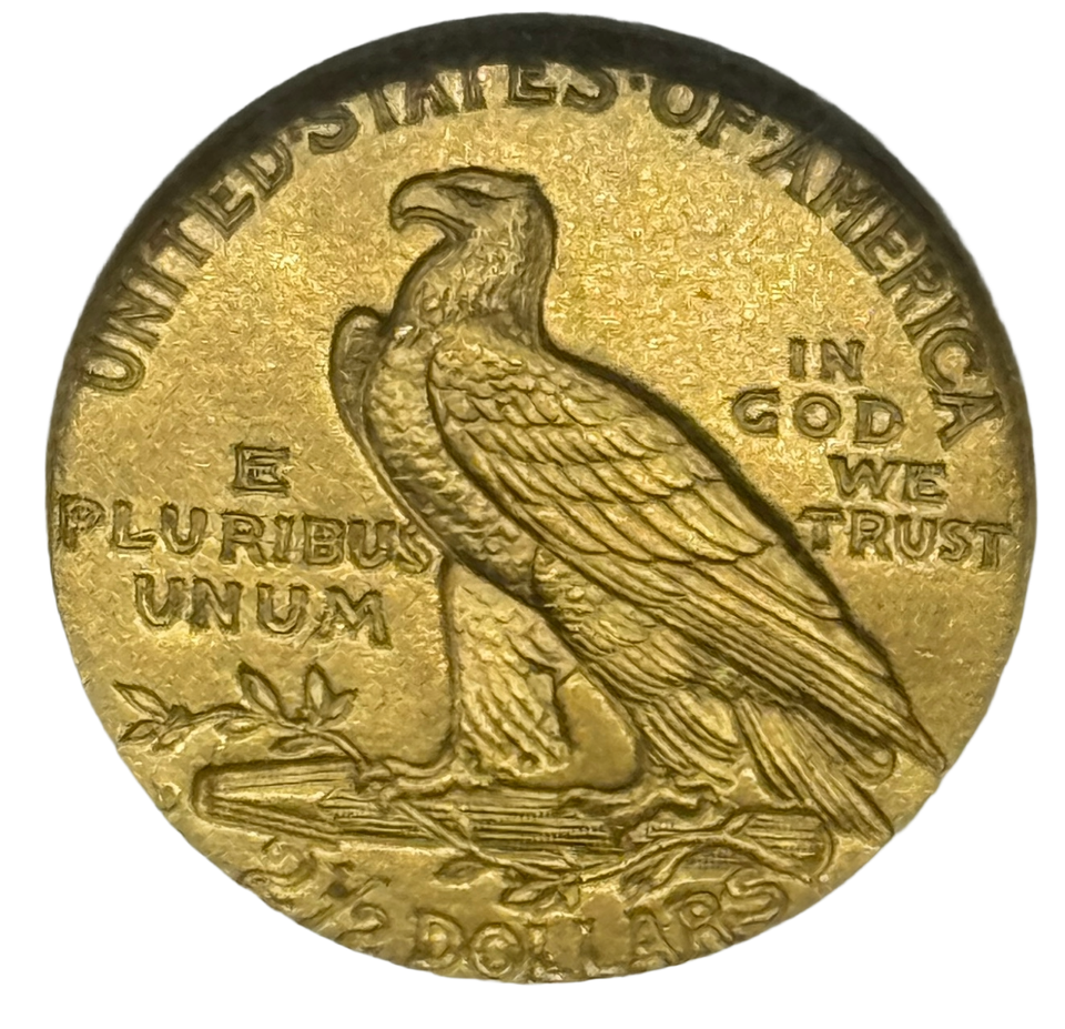 1911-D $2.5 Indian Gold Quarter Eagle, NGC MS63, Rare Key Date US Coin ...
