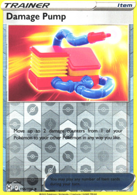 Damage Pump 156/196 Near Mint SWSH11: Lost Origin Pokemon Shipnow | eBay
