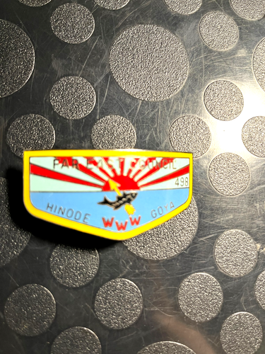 OA/BSA HINODE GOYA LODGE 498 FLAP SHAPE SLIDE FAR EAST COUNCIL BV | eBay