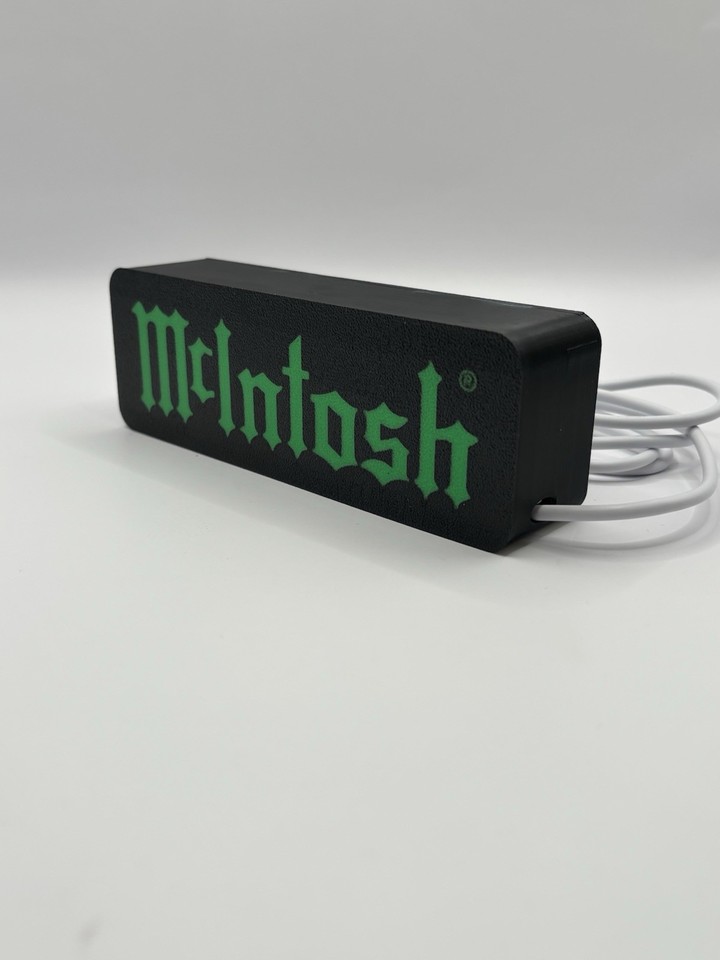 Small/5 inch McIntosh - Light Up LED Sign | eBay