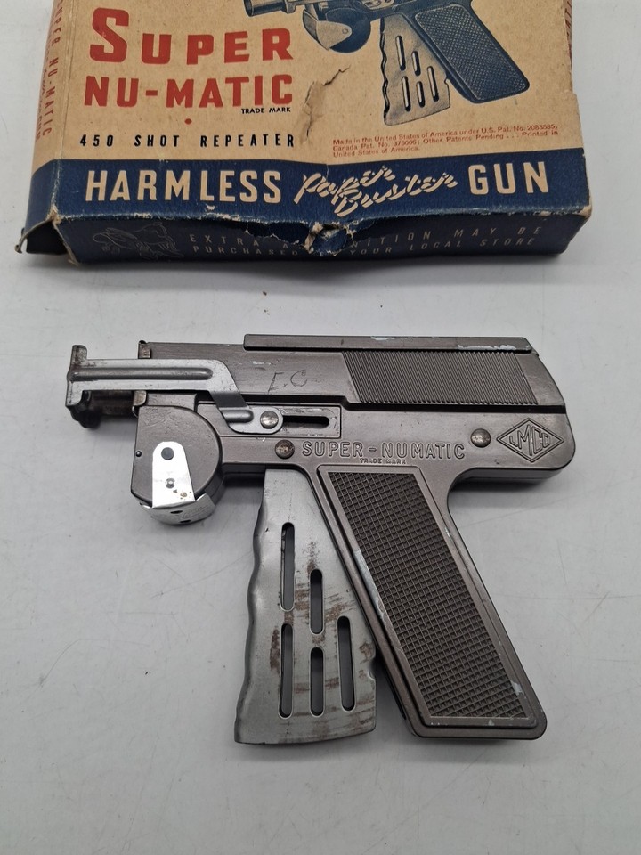 Super Nu-Matic Cap Toy Gun/Original Box [No Caps} | eBay