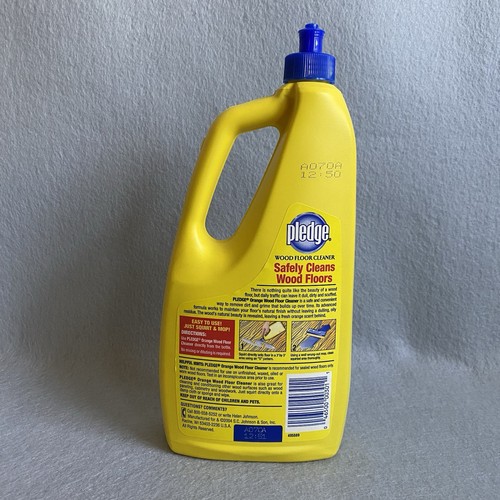 SC Johnson PLEDGE Orange Scent Wood Floor Cleaner No Dulling Oily ...