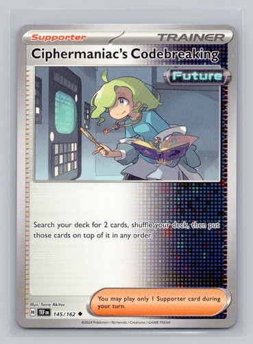 SV05: Temporal Forces #145/162 Ciphermaniac's Codebreaking Pokemon TCG ...